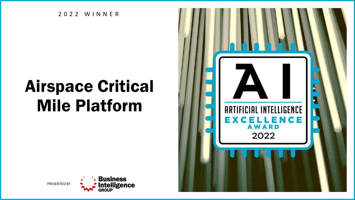 Airspace Named Winner in 2022 Artificial Intelligence Excellence Awards